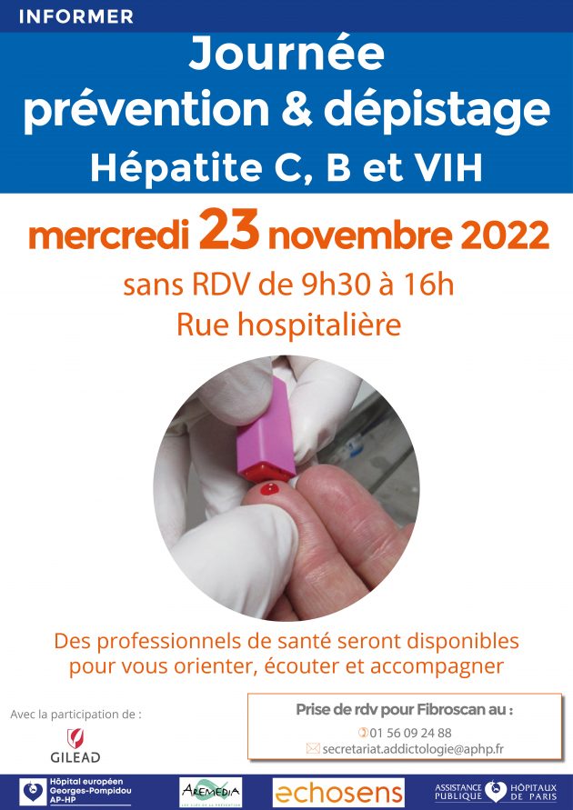 Journée prévention et dépistage Hépatite C, B et VIH - Hôpital européen ...