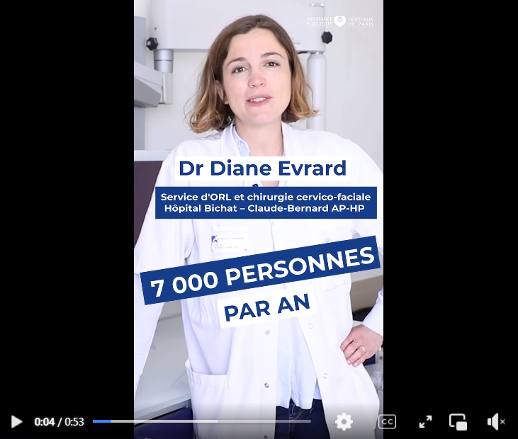 Cancer de la bouche : Le Dr Diane Evrard à Bichat, décrypte en vidéo